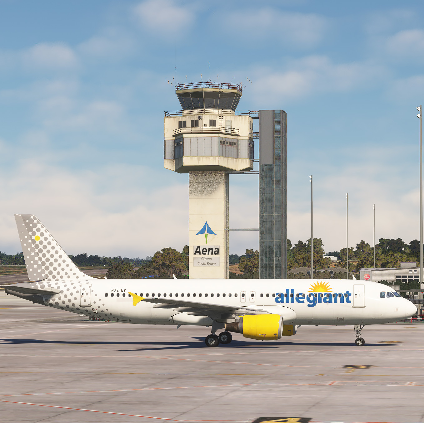 Fenix A320 WL | Allegiant N241NV | 8k + Cockpit Decals + Cabin for ...