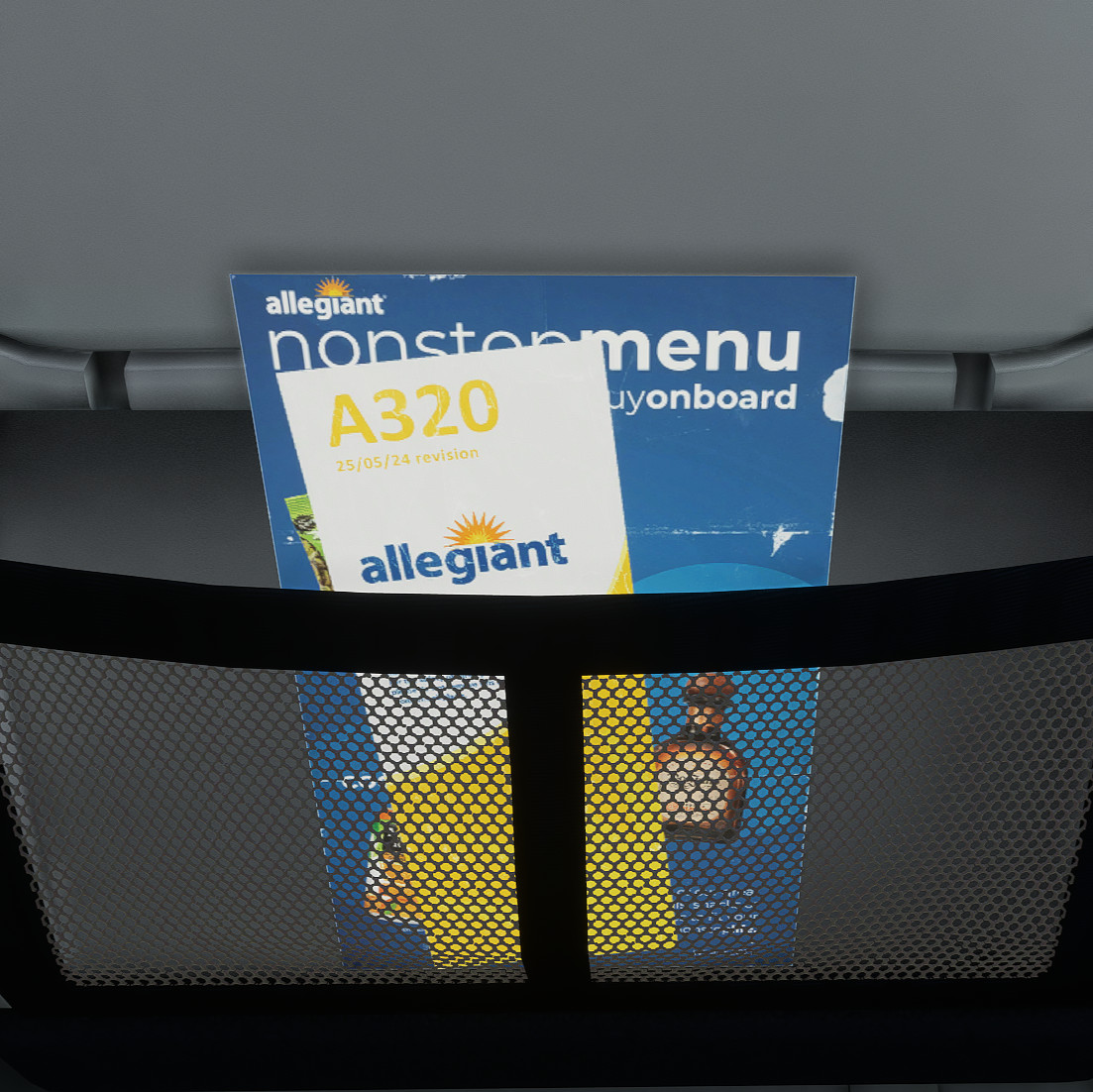 Fenix A320 WL | Allegiant N241NV | 8k + Cockpit Decals + Cabin for ...