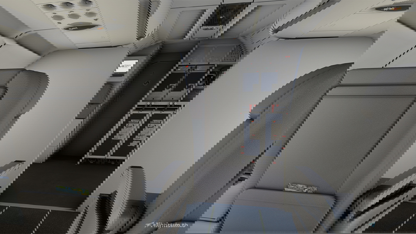 Fenix A321 SL Philippine Airlines RP-C9918 with Cabin 8K for Microsoft Flight Simulator | MSFS