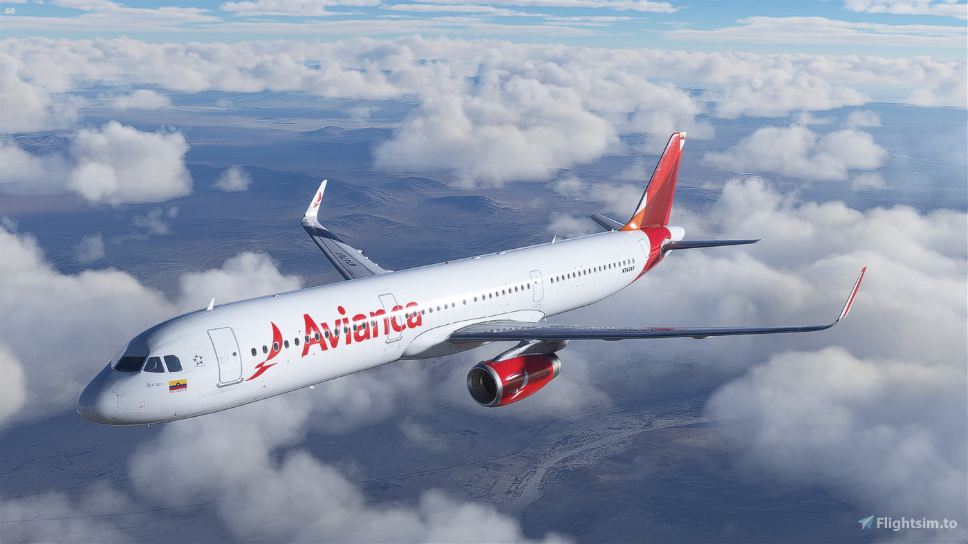 [Fenix A321 BFU] Airbus A321 Avianca Colombia [4K] for Microsoft Flight Simulator | MSFS