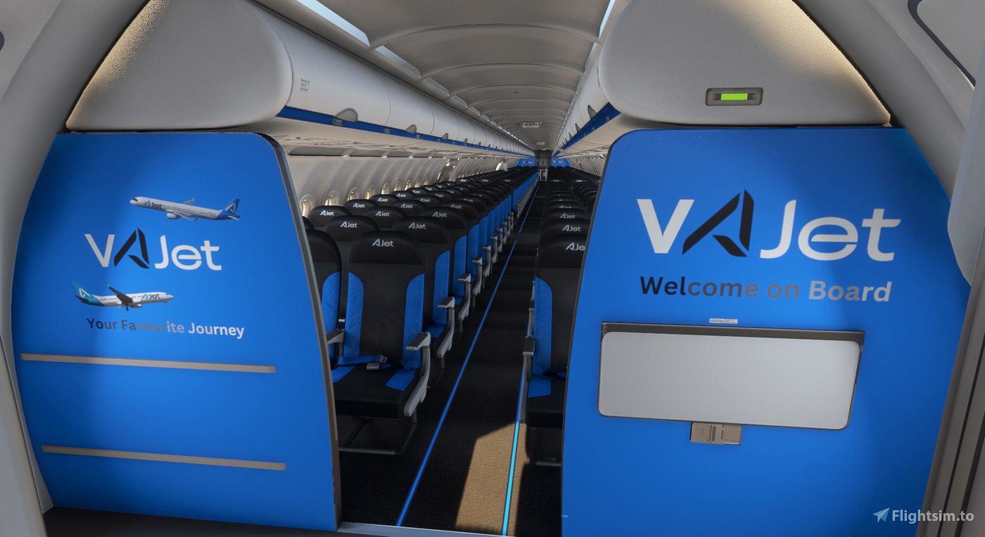 Fenix A321 CFM Ajet Livery for Microsoft Flight Simulator | MSFS