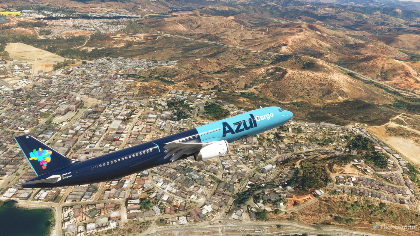 Fenix A321-200 | Azul Cargo "Cargo Blue" PS-AJA | Livery Official Azul ...