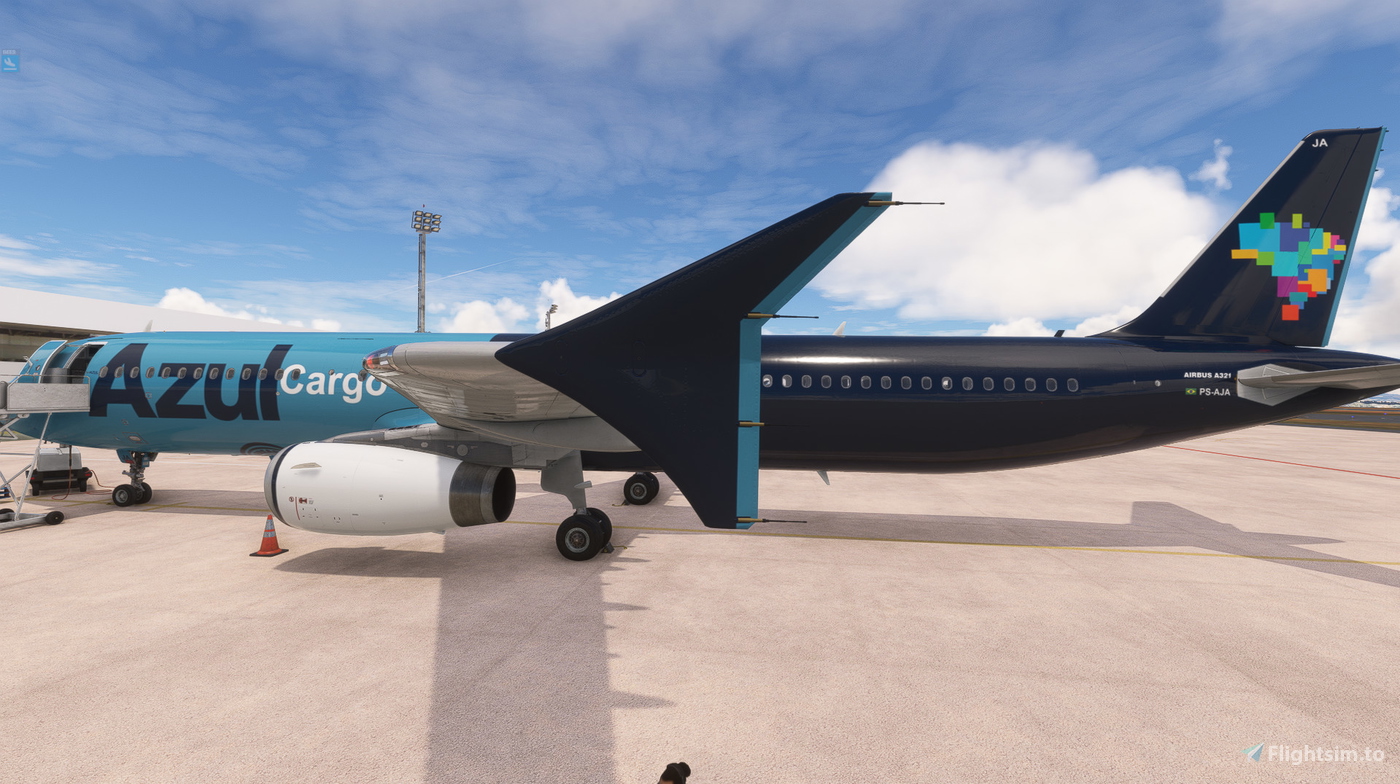 Fenix A321-200 | Azul Cargo "Cargo Blue" PS-AJA | Livery Official Azul ...