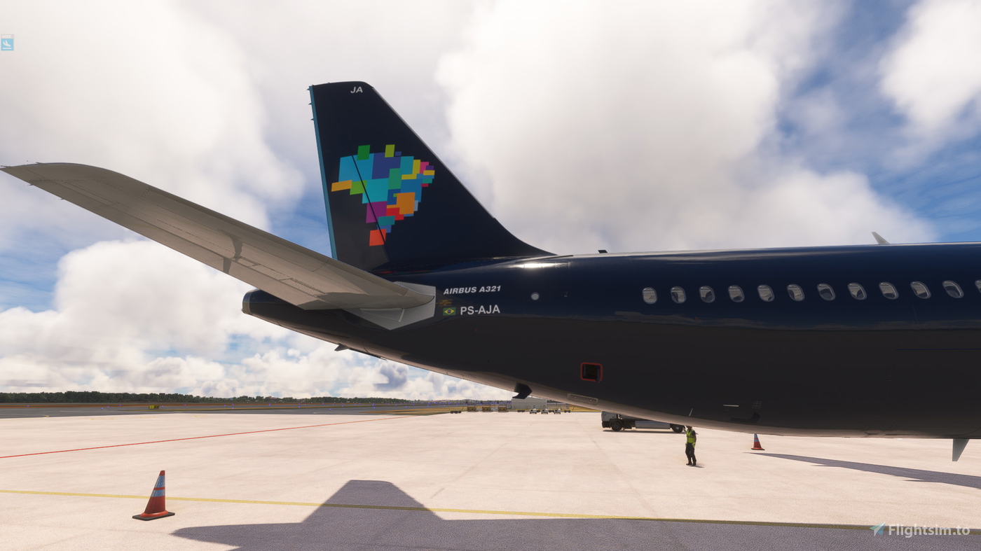 Fenix A321-200 | Azul Cargo "Cargo Blue" PS-AJA | Livery Official Azul ...