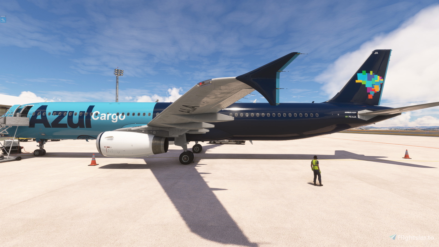 Fenix A321-200 | Azul Cargo "Cargo Blue" PS-AJA | Livery Official Azul ...