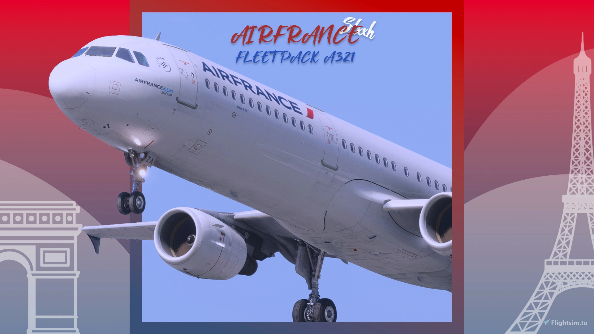 Fenix A321 | Air France Fleet Pack [8K] - MSFS Add-on - Flightsim.to
