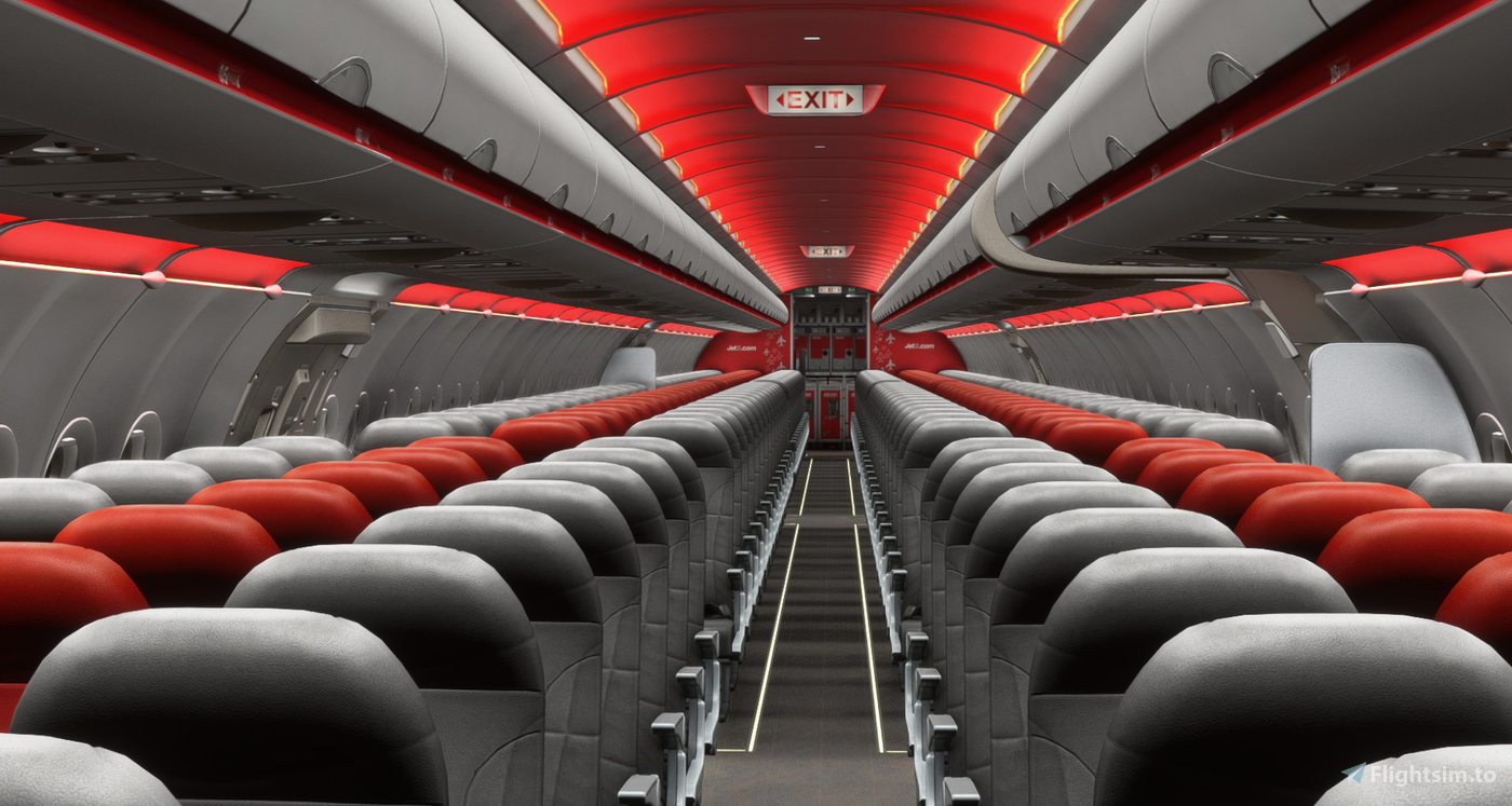 Fenix A321 CFM SL Jet2 Holidays Fleet Pack W/Cabin for Microsoft Flight Simulator | MSFS