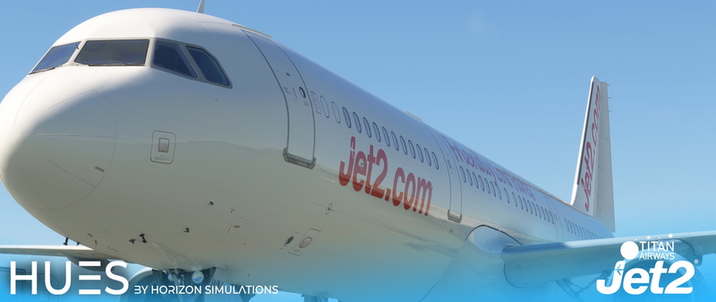 Fenix A321 CFM Titan Airways Jet2 Fleet Pack W/Cabin for Microsoft Flight Simulator | MSFS