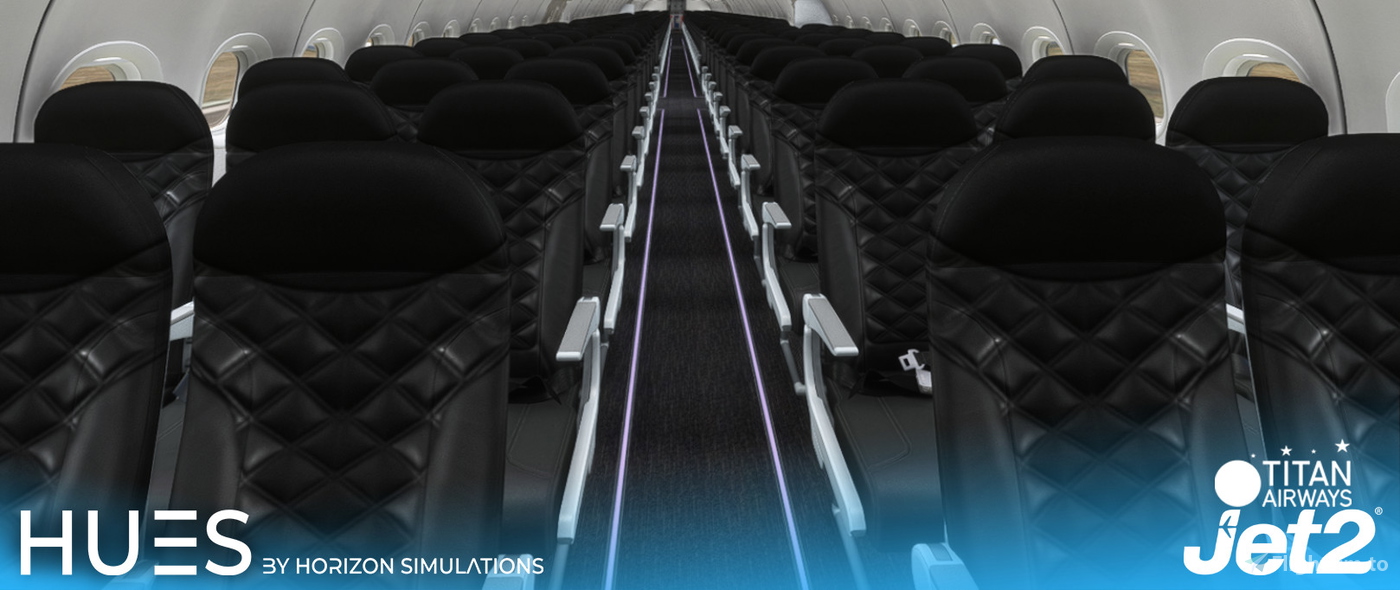 Fenix A321 CFM Titan Airways Jet2 Fleet Pack W/Cabin for Microsoft Flight Simulator | MSFS