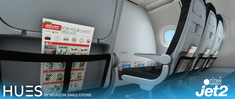 Fenix A321 CFM Titan Airways Jet2 Fleet Pack W/Cabin for Microsoft Flight Simulator | MSFS
