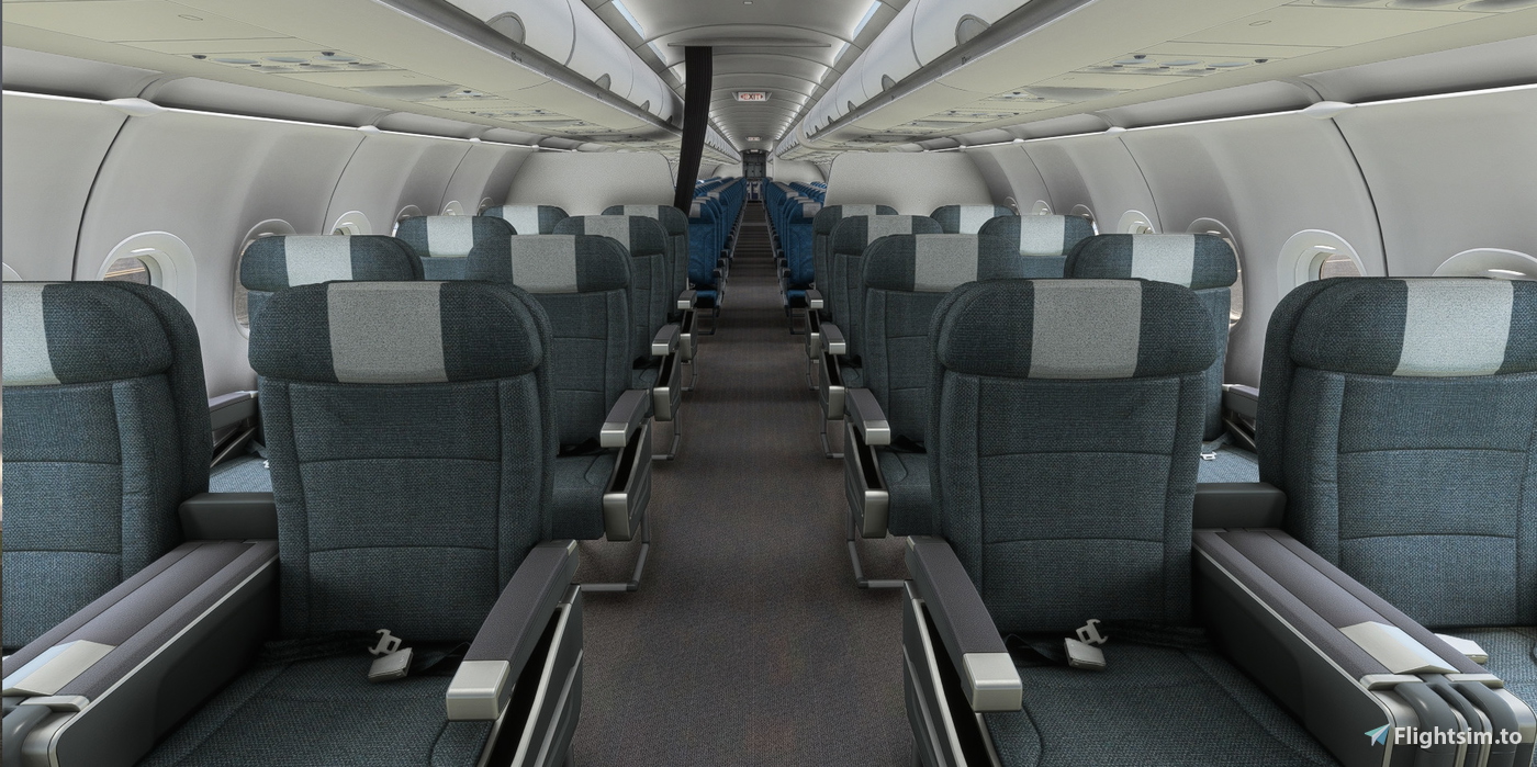 Fenix A321 Dragonair B-HTE (2019) with Cabin Seat for Microsoft Flight ...