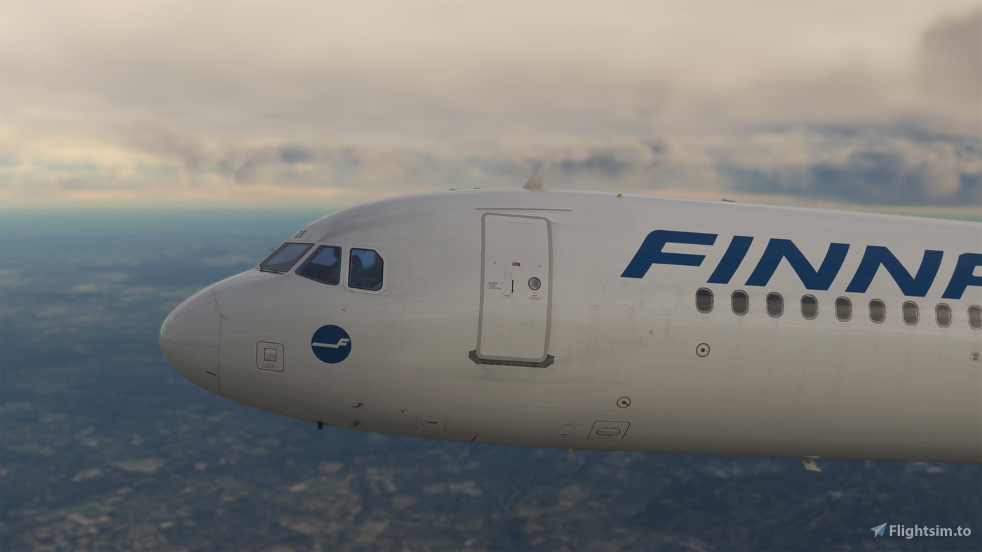 Fenix A321 Finnair delivery livery for Microsoft Flight Simulator | MSFS