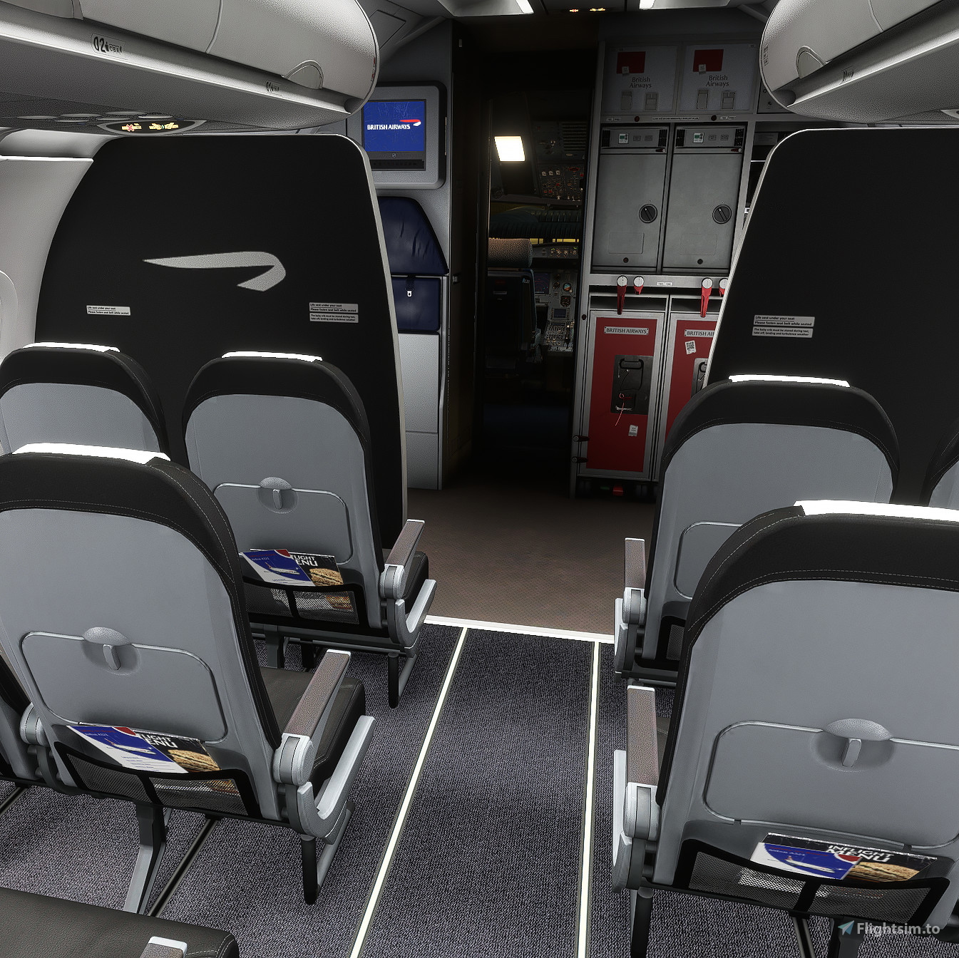 Fenix A321 IAE | British Airways G-MEDL | 8k + Cockpit Decals + Cabin ...