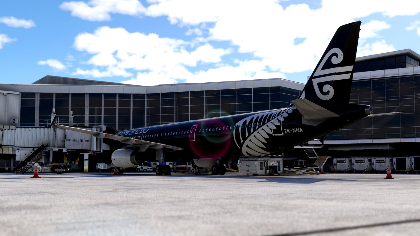 Threads - Fenix A321 Air New Zealand ZK-NNA 'All Black' 8K & 4K with ...