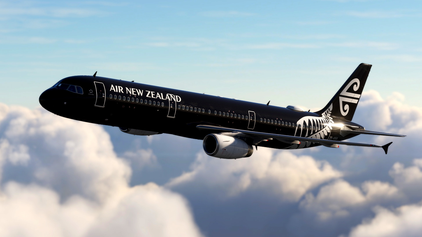 Threads - Fenix A321 Air New Zealand ZK-NNA 'All Black' 8K & 4K with ...