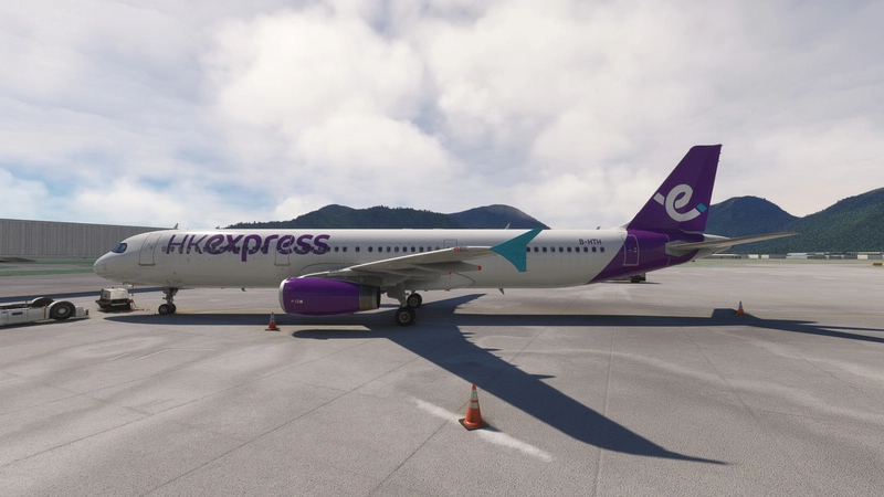 Fenix A321 IAE HK Express B-HTH for Microsoft Flight Simulator | MSFS