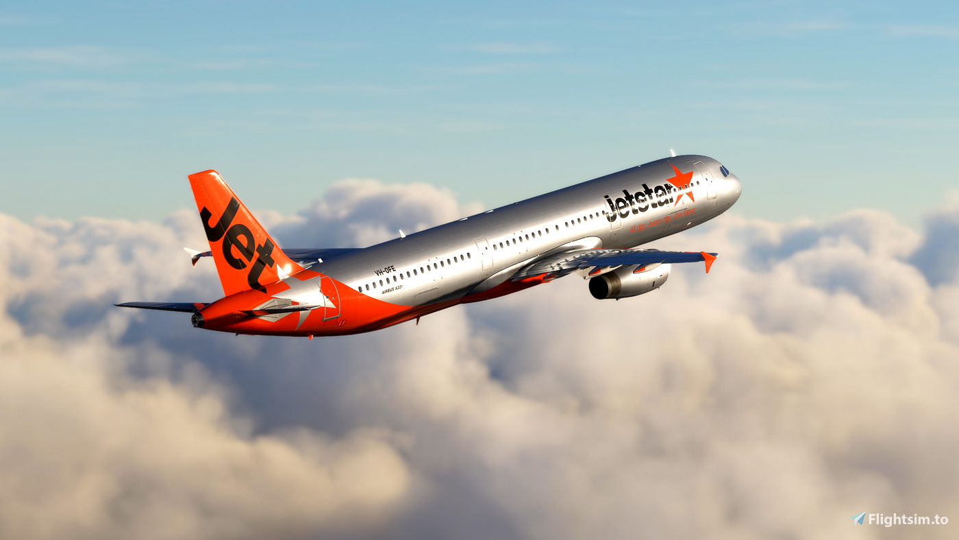 Threads - Fenix A321 Jetstar VH-OFE 8K & 4K with Sharklets for ...
