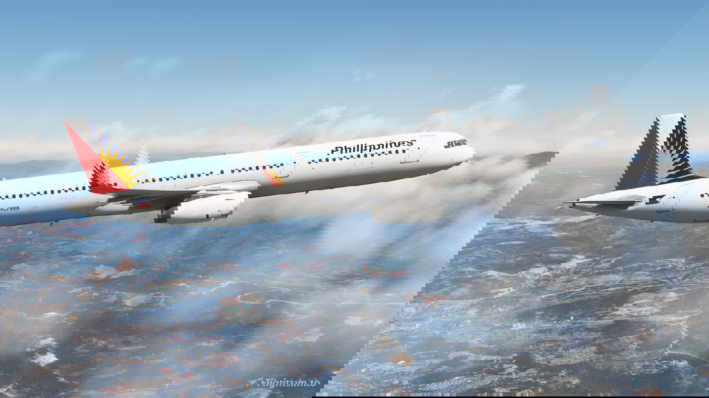 Fenix A321 SL Philippine Airlines RP-C9918 with Cabin 8K for Microsoft Flight Simulator | MSFS
