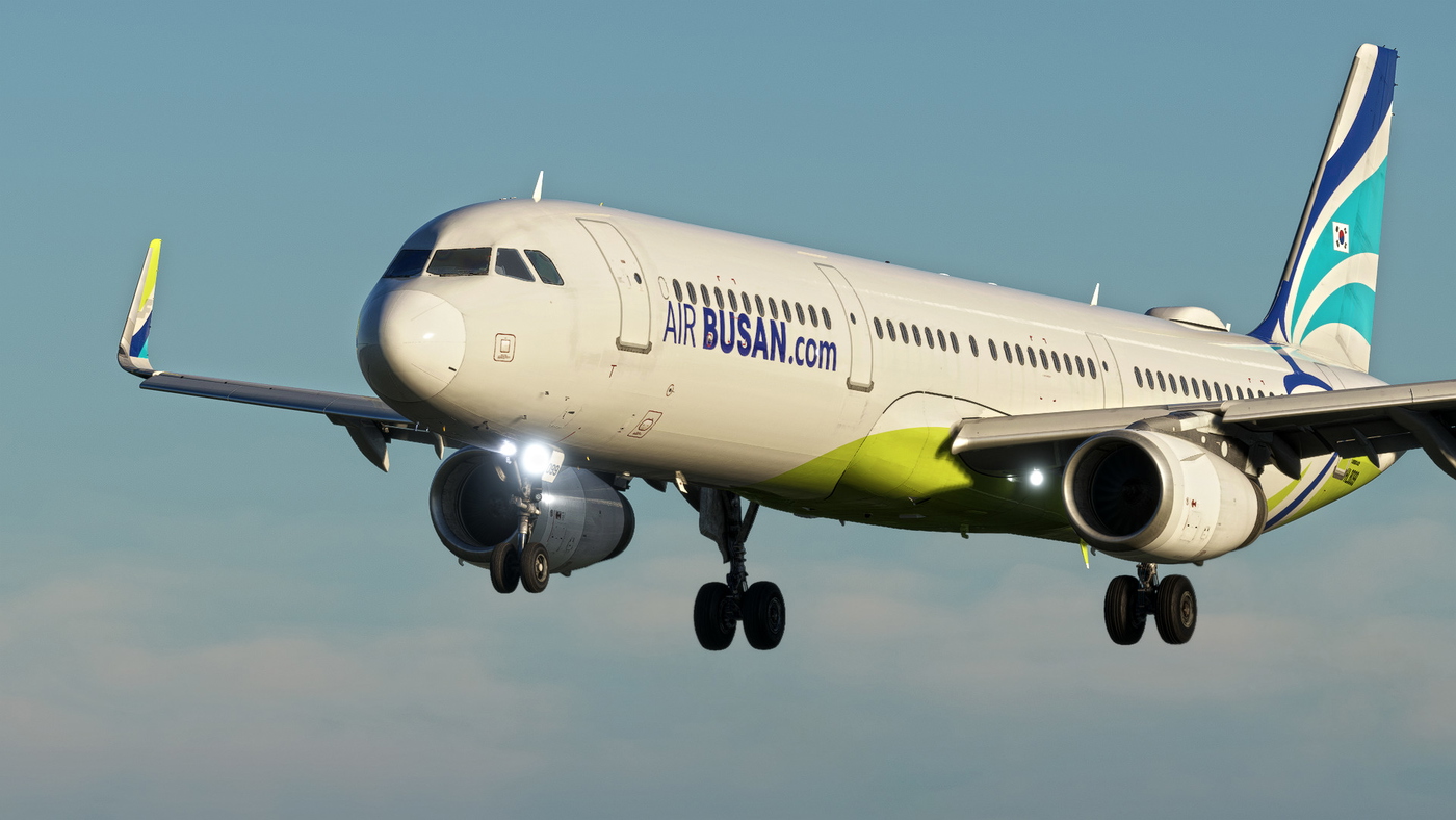 Fenix A321 Sharklet | Air Busan Livery Pack - HL7210 & HL8099 for ...