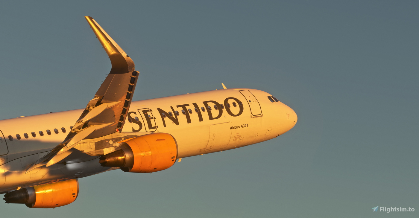 Fenix A321 SL | Condor D-ATCD | 'I 💛 SENTIDO' Livery - 4K for Microsoft Flight Simulator | MSFS