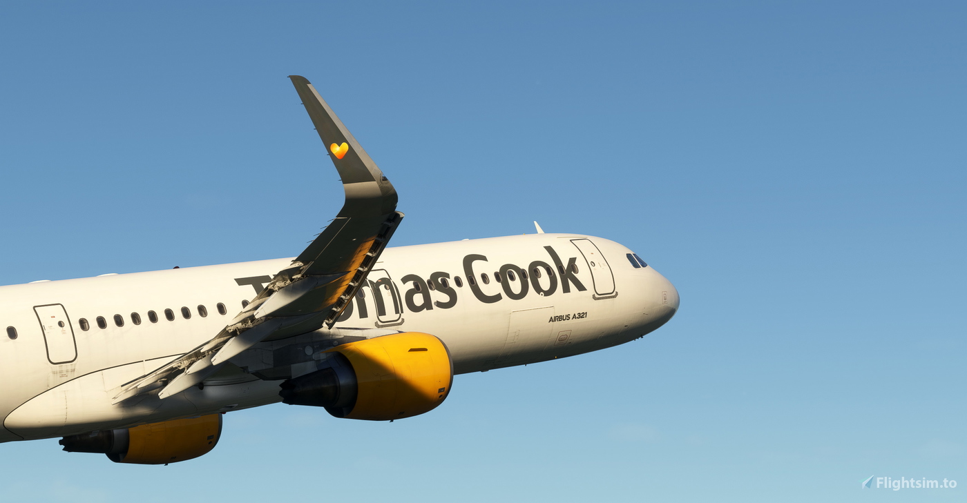 Fenix A321 SL | Thomas Cook G-TCDD | Sunny Heart - 8K for Microsoft Flight Simulator | MSFS