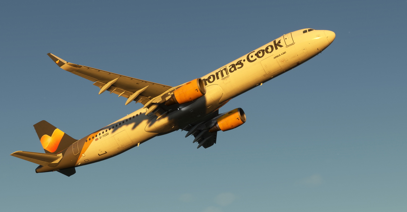 Fenix A321 SL | Thomas Cook G-TCDD | Sunny Heart - 8K 对于 Microsoft ...