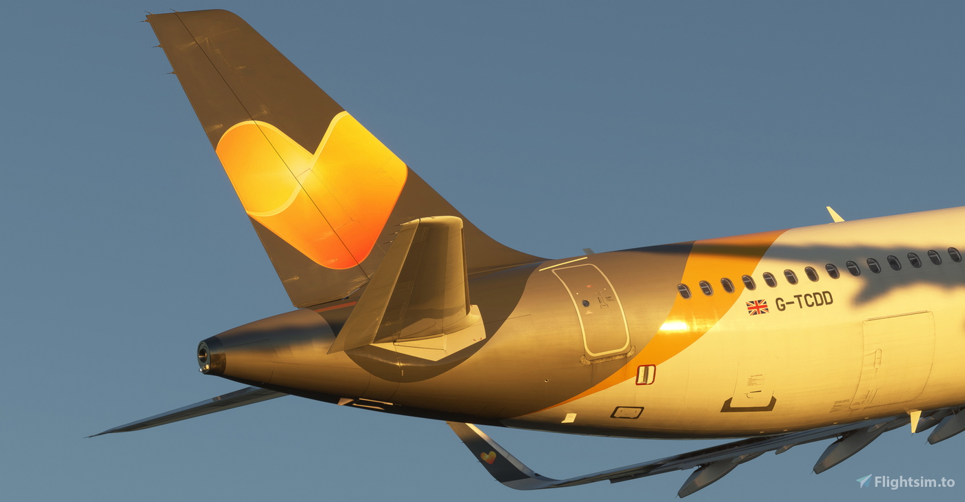 Fenix A321 SL | Thomas Cook G-TCDD | Sunny Heart - 8K for Microsoft Flight Simulator | MSFS