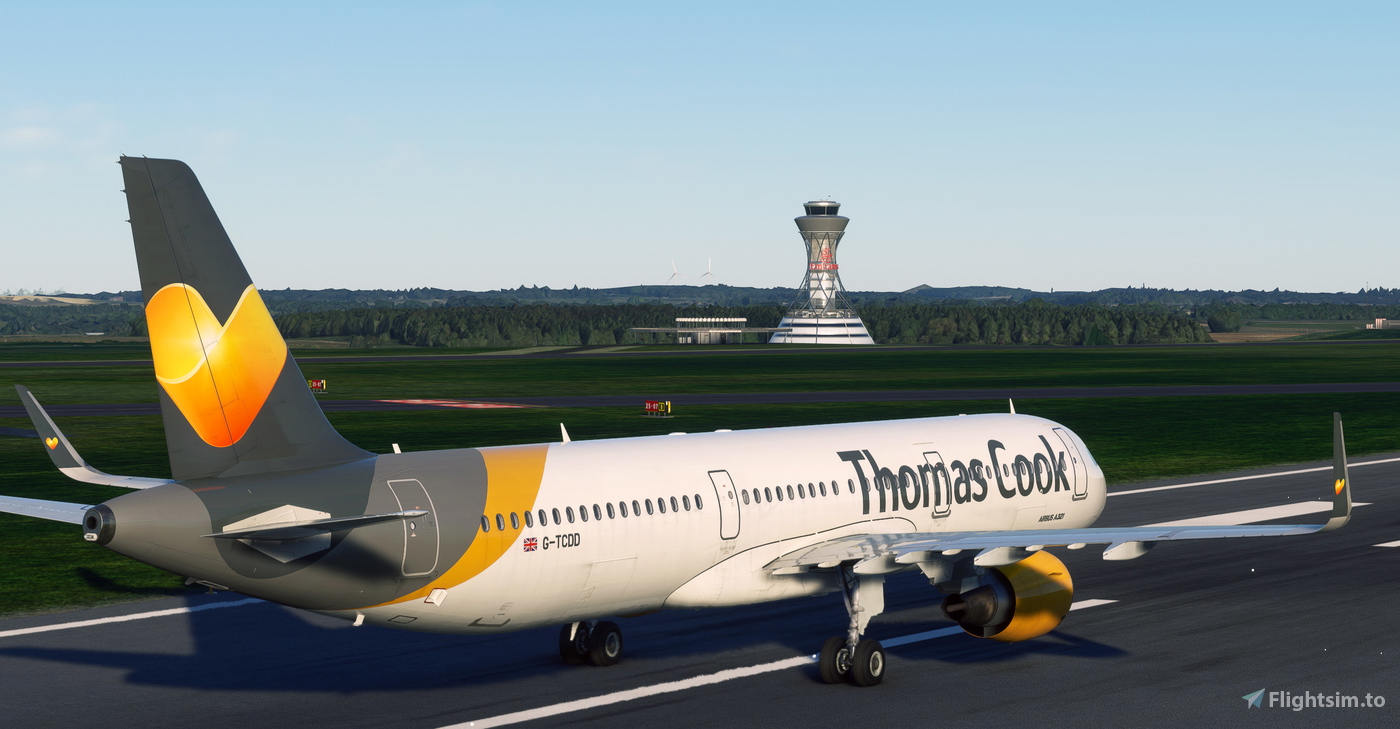 Fenix A321 SL | Thomas Cook G-TCDD | Sunny Heart - 8K for Microsoft Flight Simulator | MSFS