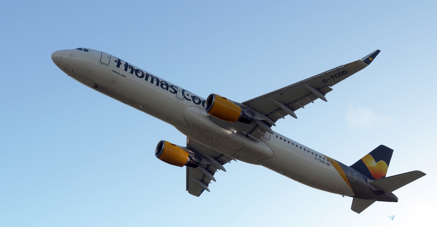 Fenix A321 SL | Thomas Cook G-TCDD | Sunny Heart - 8K for Microsoft Flight Simulator | MSFS
