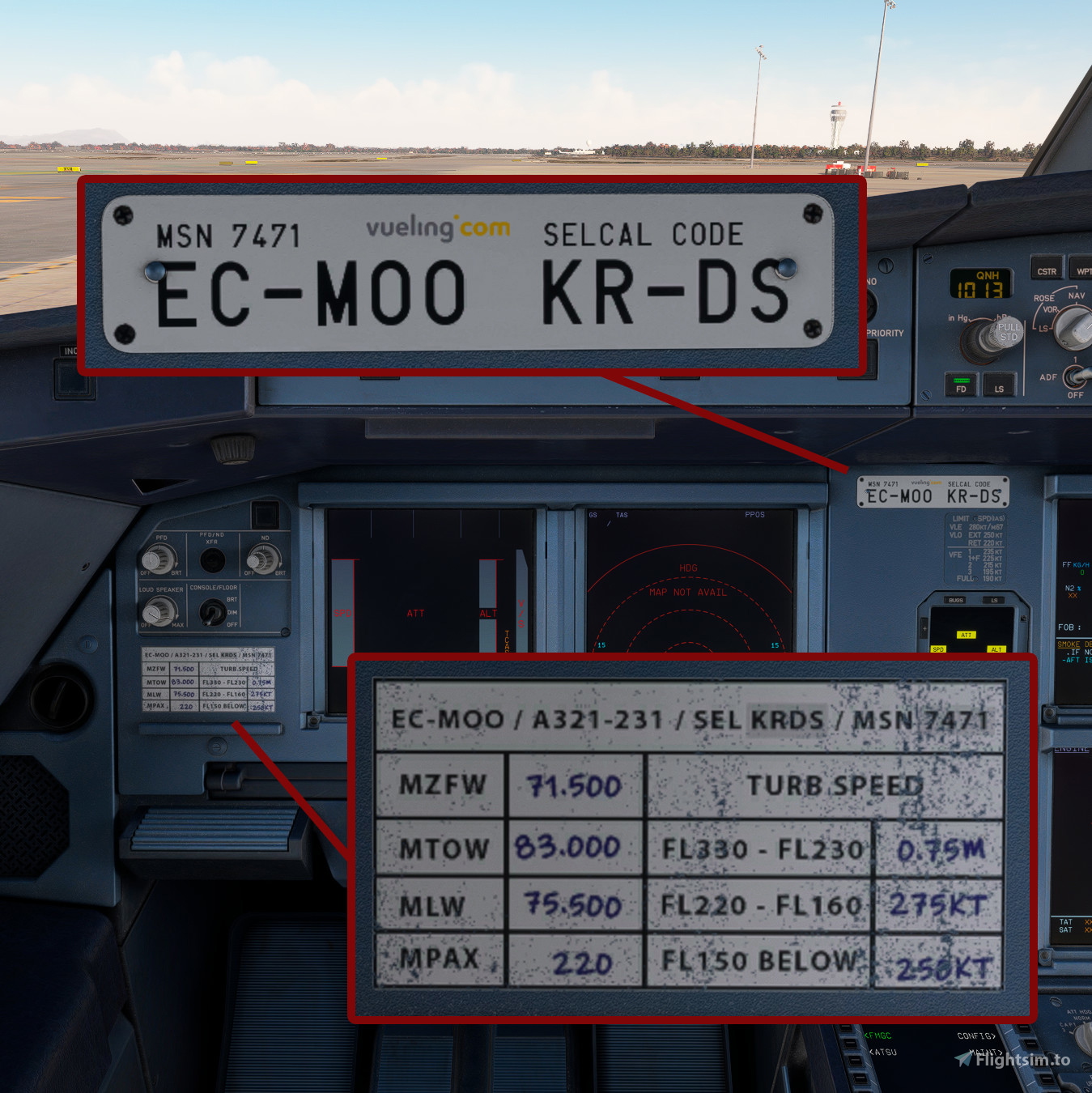 (NOT USED) Fenix A321 SL | Vueling EC-MOO| 4k + Cockpit Decals + Cabin ...