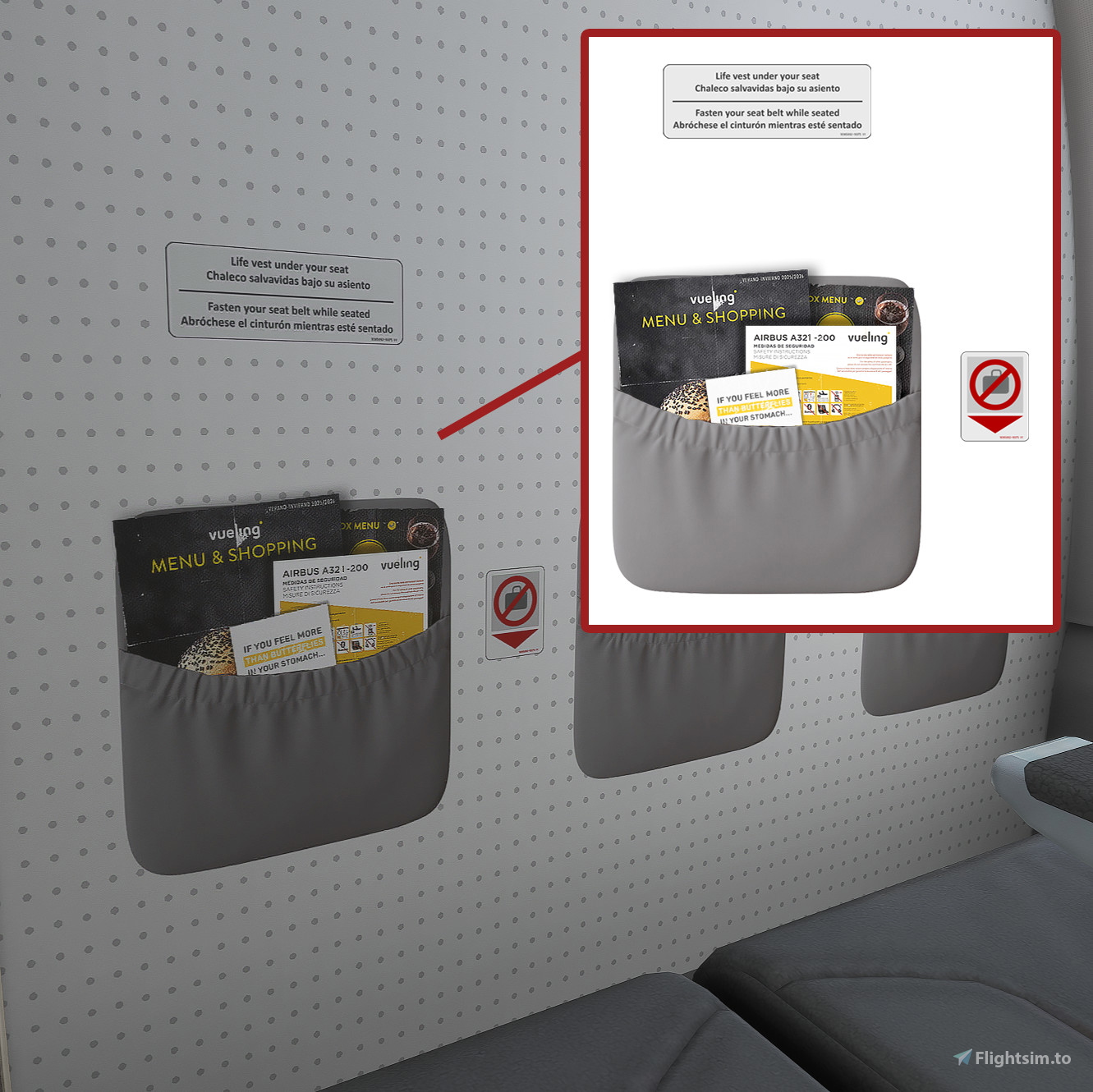 Fenix A321 SL | Vueling 'Standard' EC-MJR | 8k + Cockpit Decals + Cabin ...