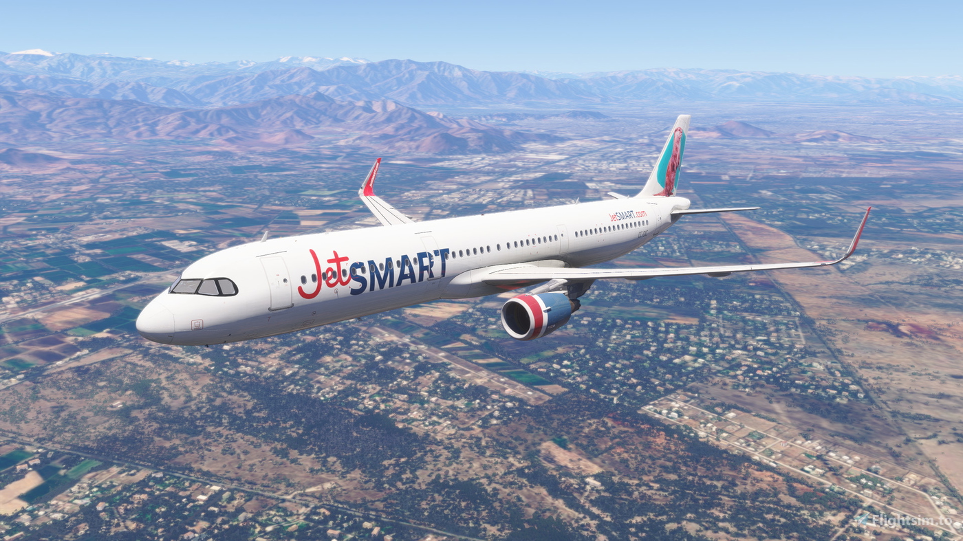 Fenix A321 SL (CFM) JetSMART Chile (CC-DIC) Huillín for Microsoft Flight Simulator | MSFS