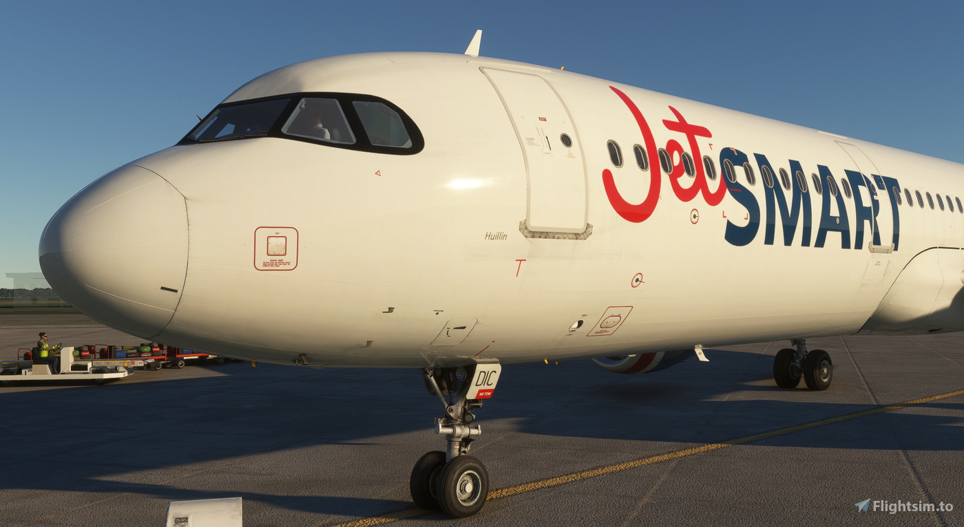 Fenix A321 SL (CFM) JetSMART Chile (CC-DIC) Huillín for Microsoft Flight Simulator | MSFS