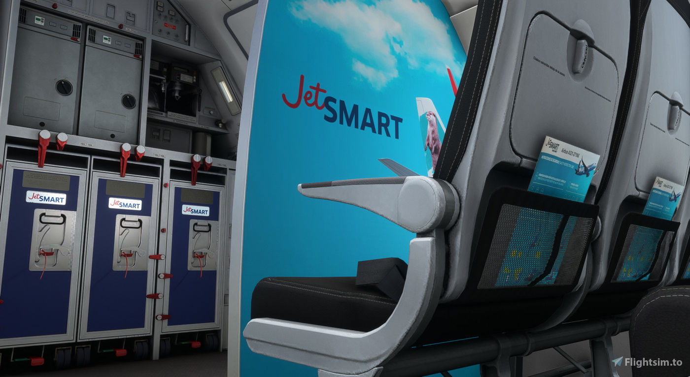 Fenix A321 SL (CFM) JetSMART Chile (CC-DIC) Huillín for Microsoft Flight Simulator | MSFS