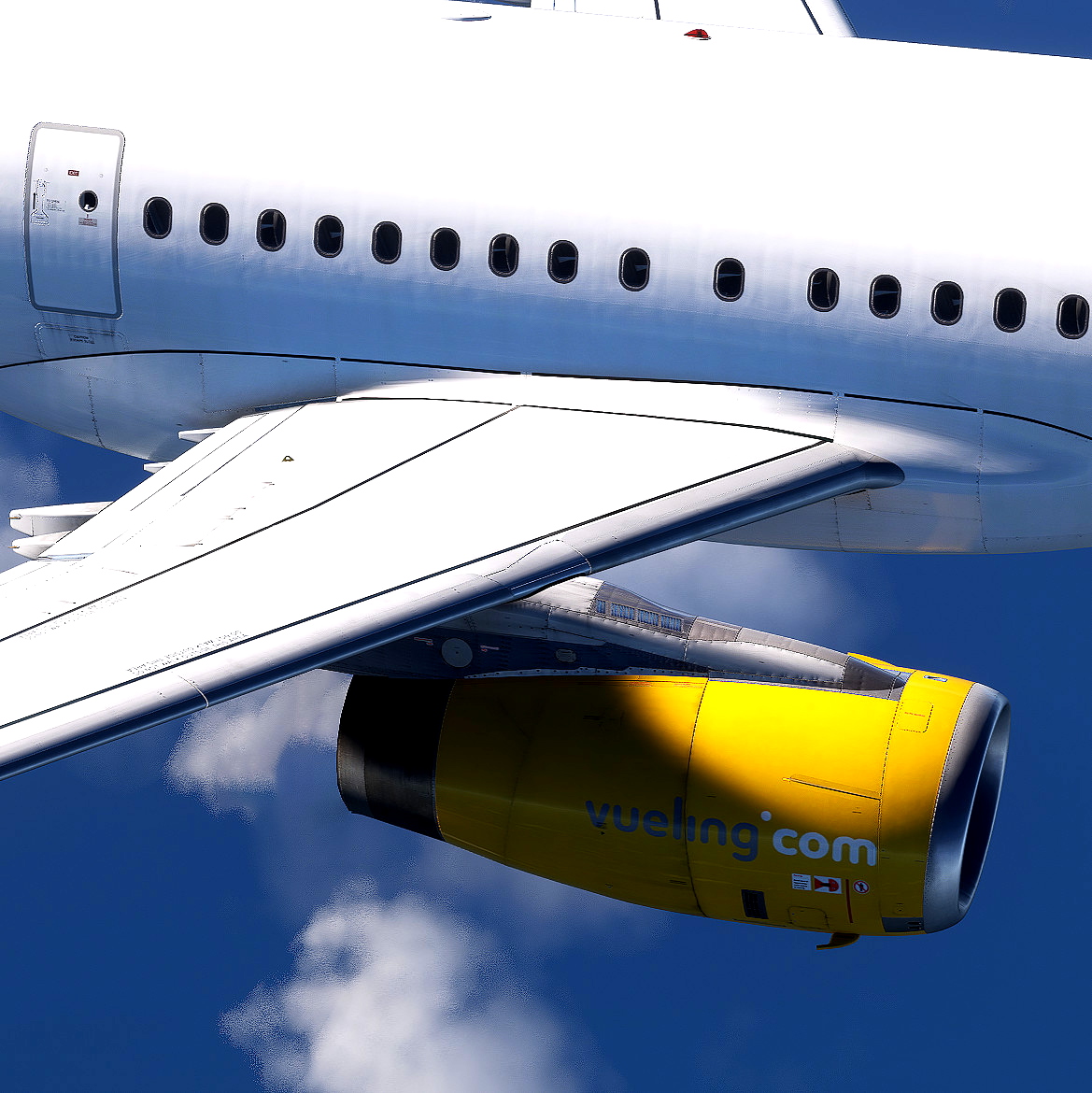 (2) Fenix A321 SL | Vueling EC-MOO | 8k + Cockpit Decals + Cabin for ...