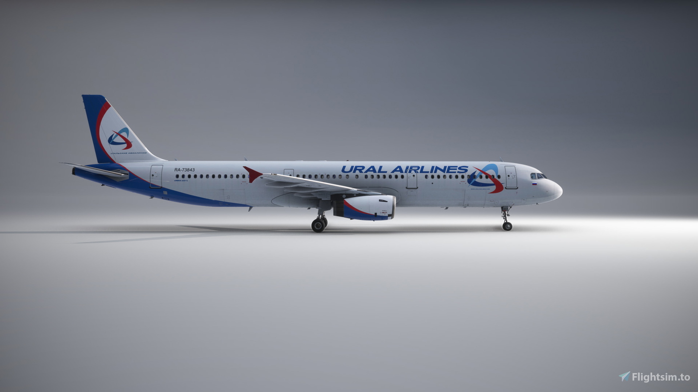 Fenix a321 Ural Airllines "Ra-73843" für Microsoft Flight Simulator | MSFS
