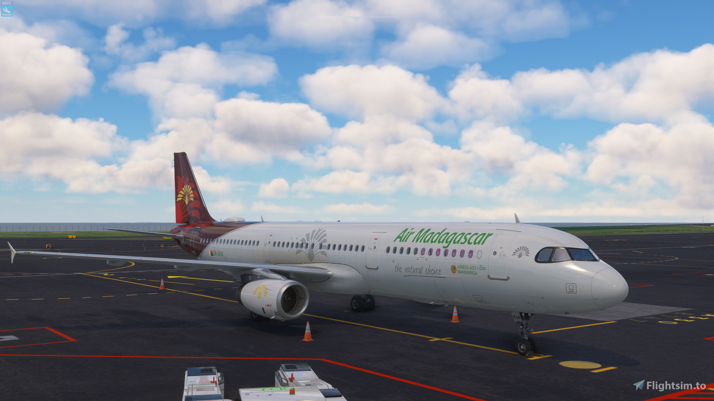 Fenix A321 V2 IAE SL | Air Madagascar 2024 - Air Madagascar (5R-MJN ...