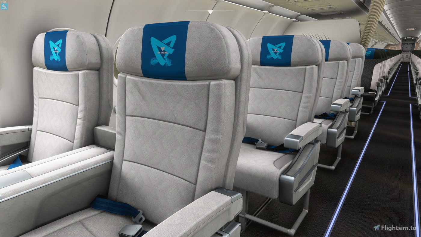 Fenix A321 V2 IAE SL | Air Austral 2024 - Air Austral (F-ORUN Reunion ...