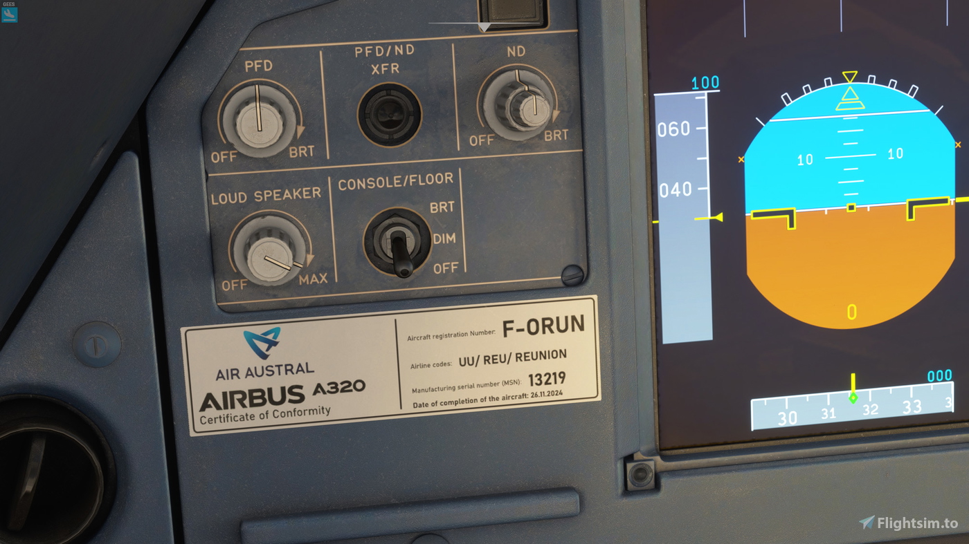 Fenix A321 V2 IAE SL | Air Austral 2024 - Air Austral (F-ORUN Reunion) Cabin 8K+Announcements ...