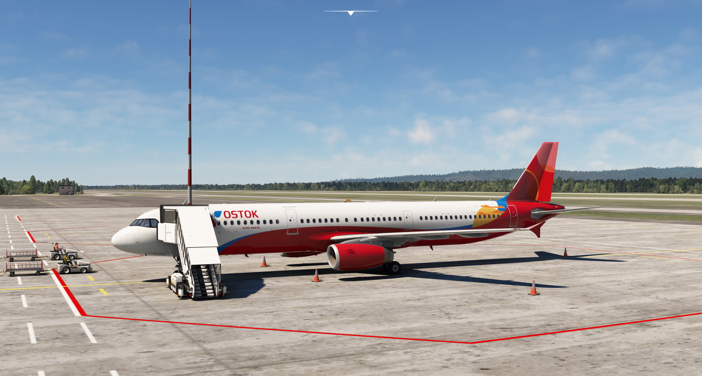 Fenix A321 VA Vostok (IAE) for Microsoft Flight Simulator | MSFS