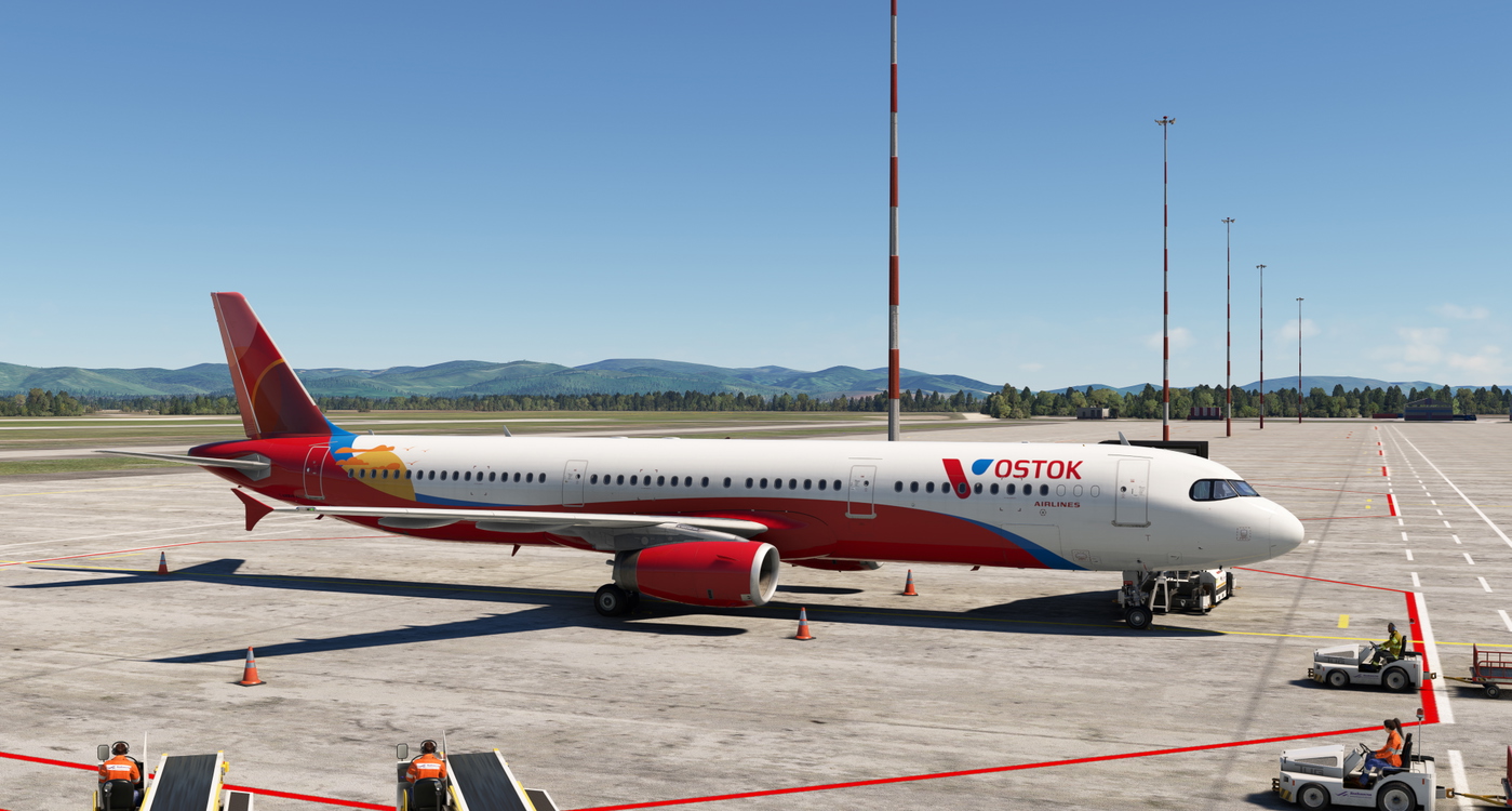 Fenix A321 VA Vostok (IAE) for Microsoft Flight Simulator | MSFS