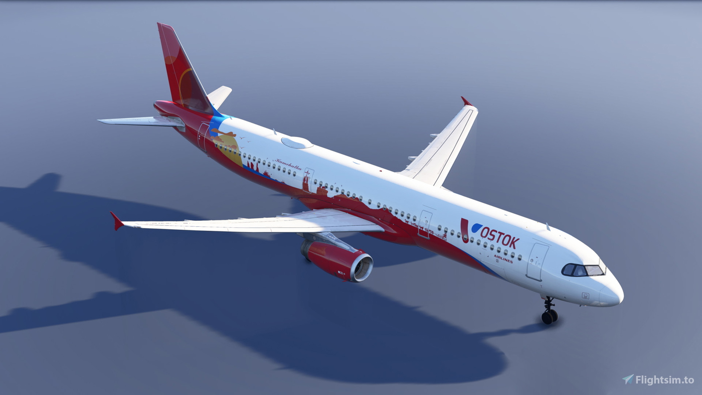 Fenix A321 VA Vostok (Liveries pack) para Microsoft Flight Simulator | MSFS