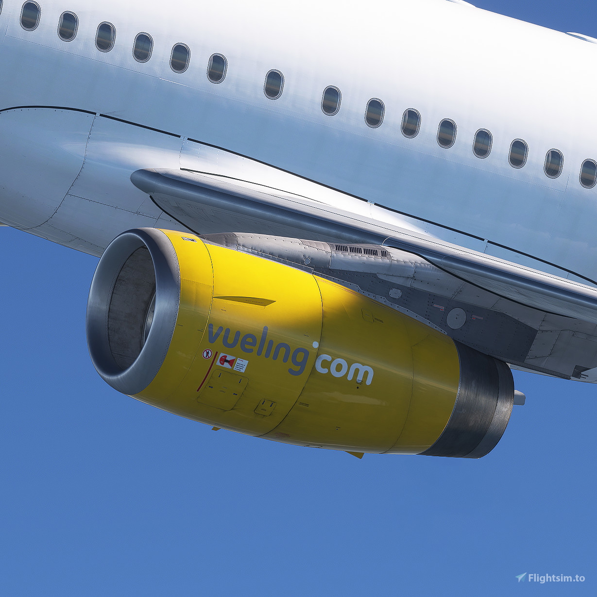 Fenix A321 SL | Vueling EC-MOO | 8k + Cockpit Decals + Cabin for ...