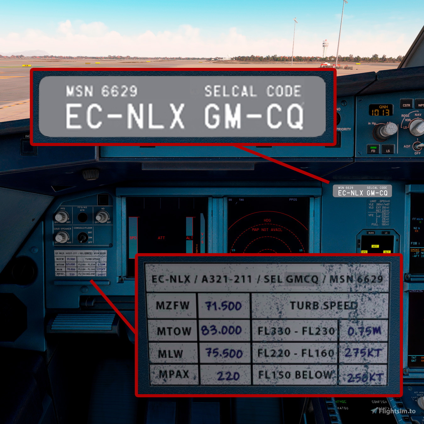 Fenix A321 SL | Vueling EC-NLX Pack | 8k + Cockpit Decals + Cabin for ...