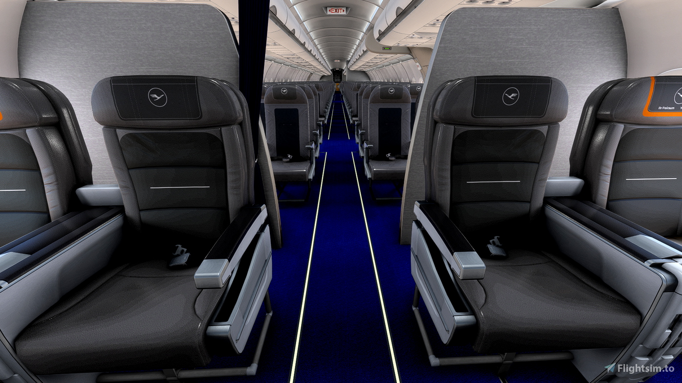 Threads - Fenix A321 /w cabin Lufthansa new design complete fleet ...