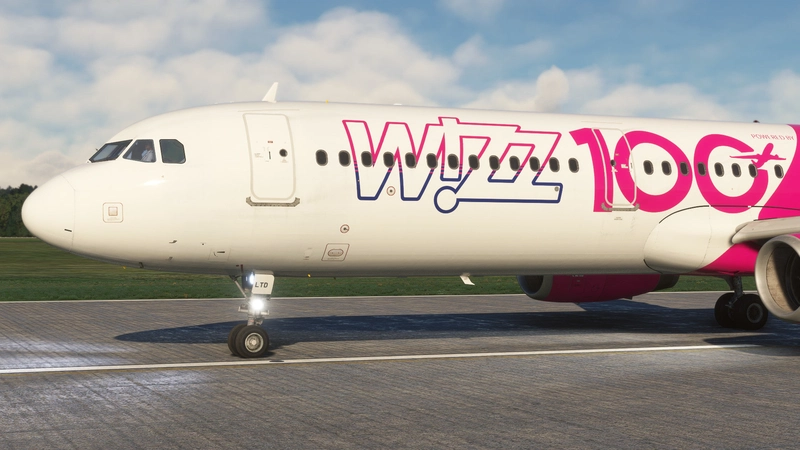 Fenix A321 - Wizz Air Hungary HA-LTD 100th Special [8K][Cabin] for ...