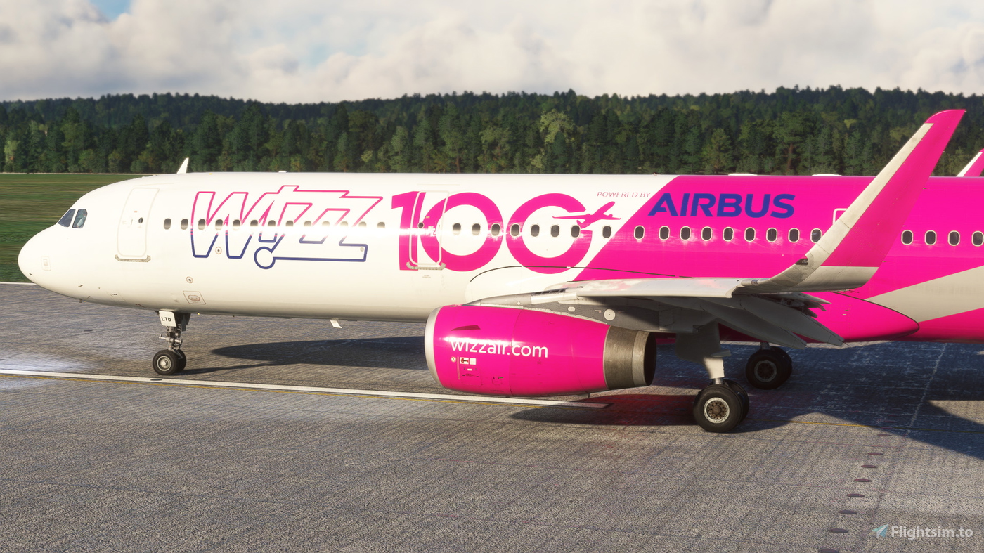 Fenix A321 - Wizz Air Hungary HA-LTD 100th Special [8K][Cabin] for ...