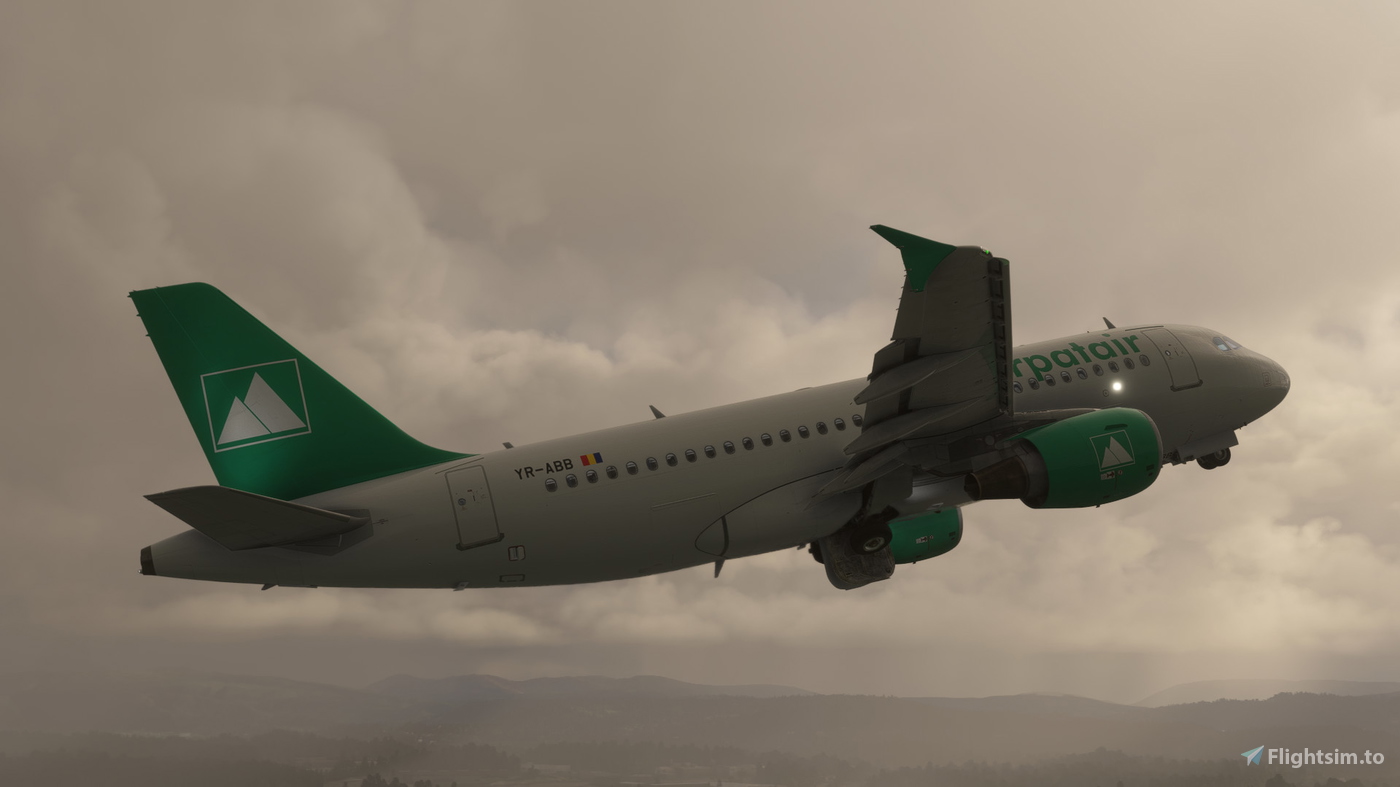 Fenix Airbus A319-112(CFM) Carpatair YR-ABB 8K Livery for Microsoft ...