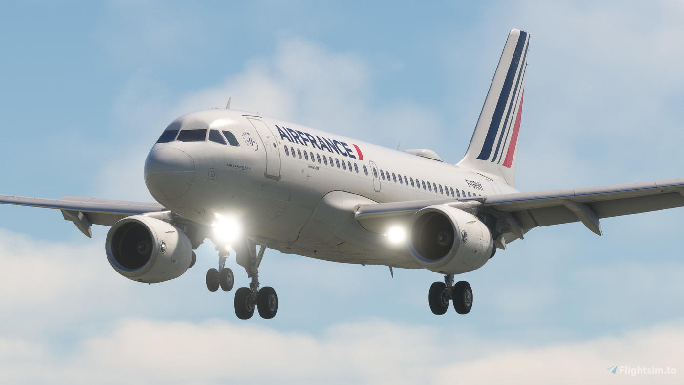 Fenix Airbus A319 Air France | Custom Cabin | 4K pour Microsoft Flight Simulator | MSFS