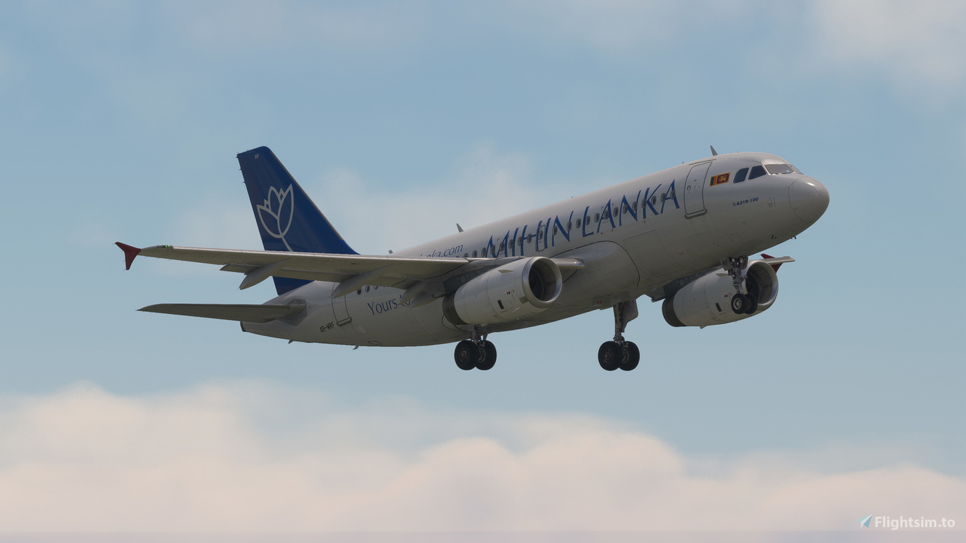 Fenix Airbus A319 Mihin Lanka | 4K per Microsoft Flight Simulator | MSFS